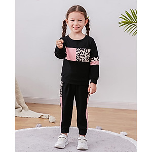 WESIDOM Baby Girl Clothes Sets, 2pcs Autumn Long Sleeve Clothes Outfits Toddler Girl Sweater Sets