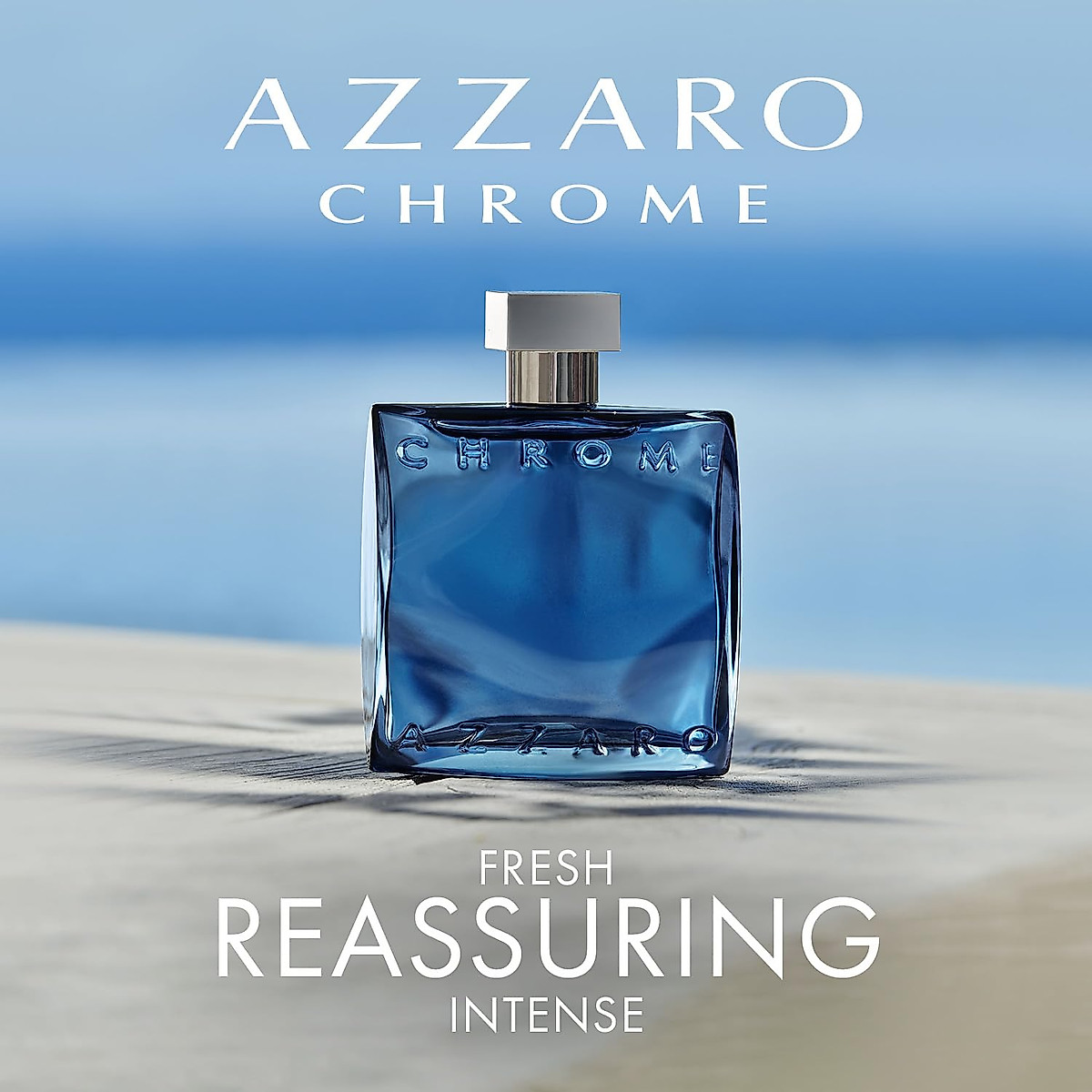 Azzaro Chrome Parfum for Men - Citrus Fougère Fragrance with Bergamot Notes, Fresh Aromatic Scent, Intense and Lasting