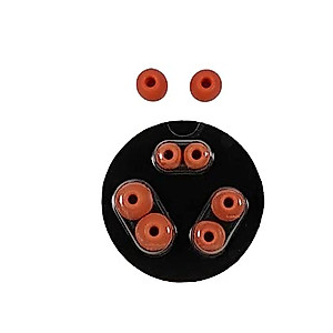 Replacement Earbud Tips for Beats Powerbeats Pro Wireless Stereo Headphones - Small, Medium, Large, and Double Flange (Lava Red)