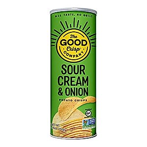 The Good Crisp Company Sour Cream And Onion, 5.6 Ounce