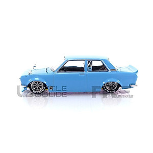 Datsun 510 Street Tanto V1 Hang Hau Blue Designed by Jun Imai Daniel Wu x Kaido House Special 1/64 Diecast Model Car by True Scale Miniatures KHMG042