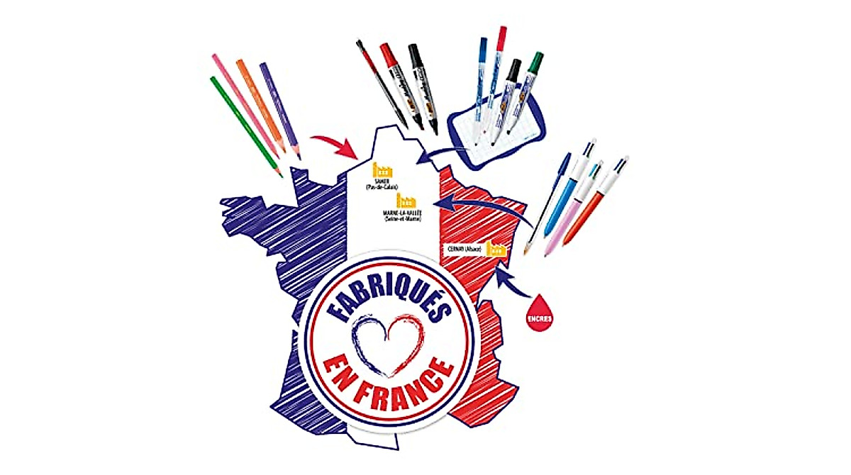 BIC 4 Colors Shine Pens - Stylish & Versatile