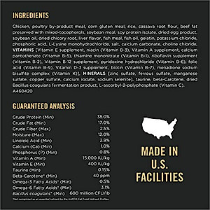 Purina Pro Plan Allergen Reducing Senior Cat Food, LIVECLEAR Adult 7+ Prime Plus Chicken and Rice Formula - 3.2 lb. Bag