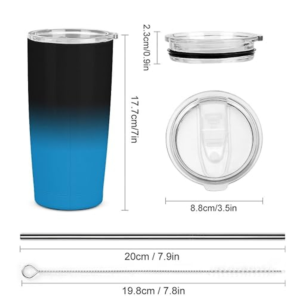 Custom Car Tumbler,Tumblers Stainless Steel 20.8oz,Personalized Football Cup,Sports Travel Coffee Mug,Customized Presents Gifts for Mother's Day Friends Fan Players Coach Lovers,Custom Number and Name