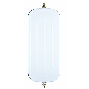 Fit System RH072W 7" x 16" White West Coast Ribbed-Back Mirror Head