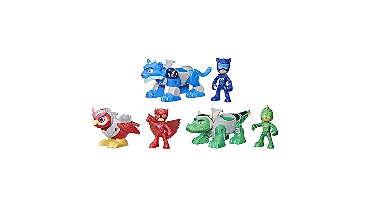 PJ Masks Animal Power Hero Trio Playset - Action Figures & Cars