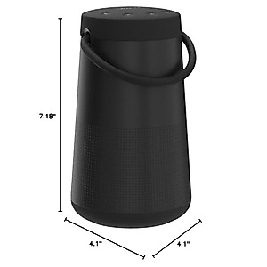 Bose SoundLink Revolve+ (Series II) Portable Bluetooth Speaker - Wireless Water-Resistant Speaker with Long-Lasting Battery and Handle, Black
