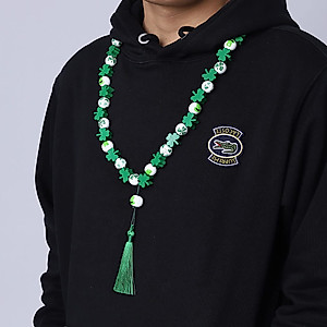 Jovono St.Patrick's Day Shamrock Necklace Irish Necklace Clover Necklace Accessories for Women and Men