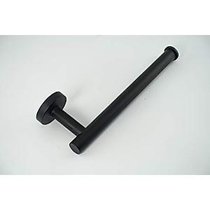 TocTen Hand Towel Holder/Towel Ring - Thicken SUS304 Stainless Steel Bathroom Hand Towel Bar, 9Inch Heavy Duty Wall Mounted Towel Rack Hanger (Matte Black)