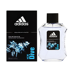 Adidas Ice Dive By Adidas For Men, Eau De Toilette Spray, 3.4 Fl Oz Bottle