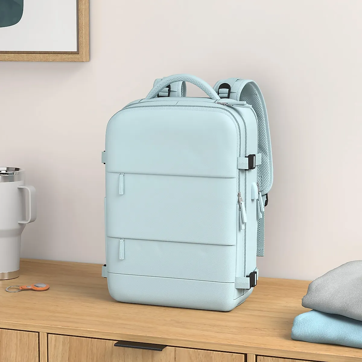 coofay Personal Item Travel Backpack For Women Men Airline Approved Carry On Backpack Flight Approved Waterproof Sports Luggage Backpack Casual Daypack Small Hiking Backpack