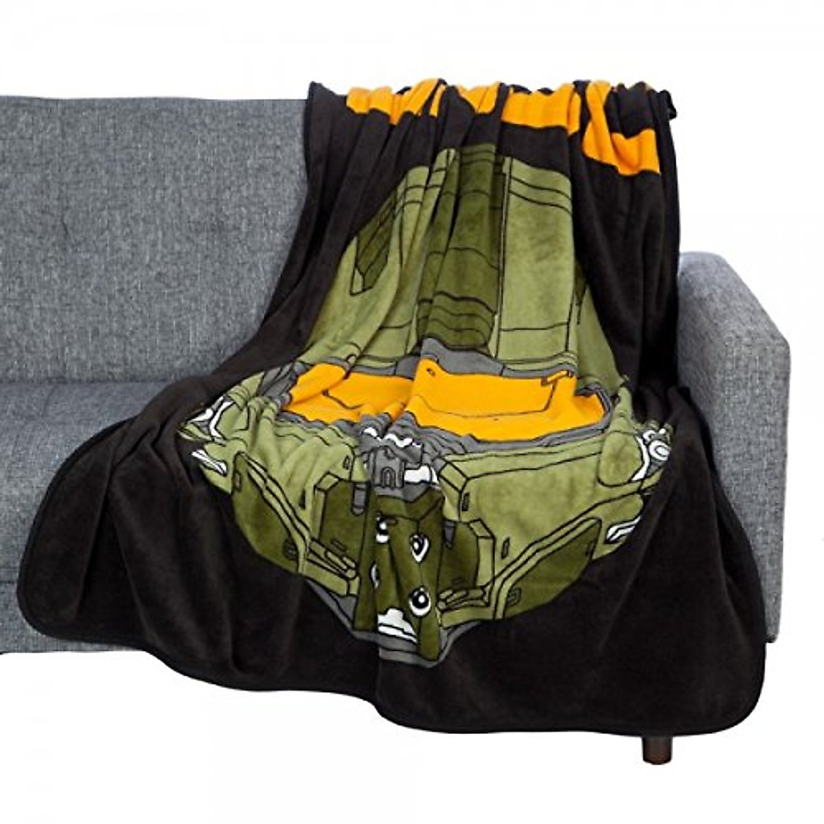 Halo UNSC Master Chief Fleece Plush Throw BLANKET