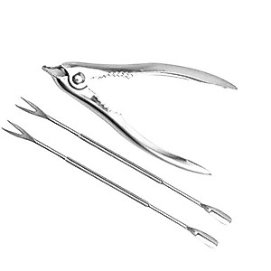 Cabilock Brazil Nuts 3pcs Seafood Tools Crab Crackers Multifunctional Pecan Walnut Plier Opener for Lobster Crab Nut Crawfish Prawns Seafood BBQ Kitchen Tools Brazil Nuts Cleaning Tools