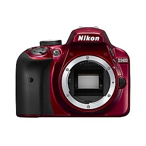 Nikon digital single-lens reflex camera D3400 body Red D3400RD(Japan Import-No Warranty)