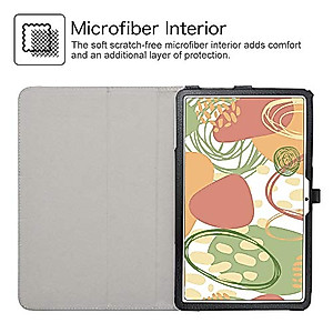 LiuShan Compatible with Huawei MatePad 10.4 case,Huawei Honor V6 case,PU Leather Slim Folding Stand Cover for Huawei MatePad 10.4" BAH3-AL00 BAH3-W09 / Honor V6 Tablet,Black