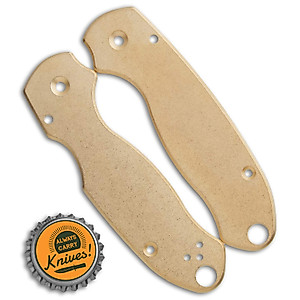 Flytanium Custom Brass Scales for para 3 Knife