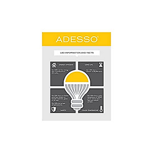 Adesso 3214-01 Windsor LED Desk Lamp Wireless Charging, 7W LED, 5W QI, USB Port, Indoor Lighting Lamps,Black