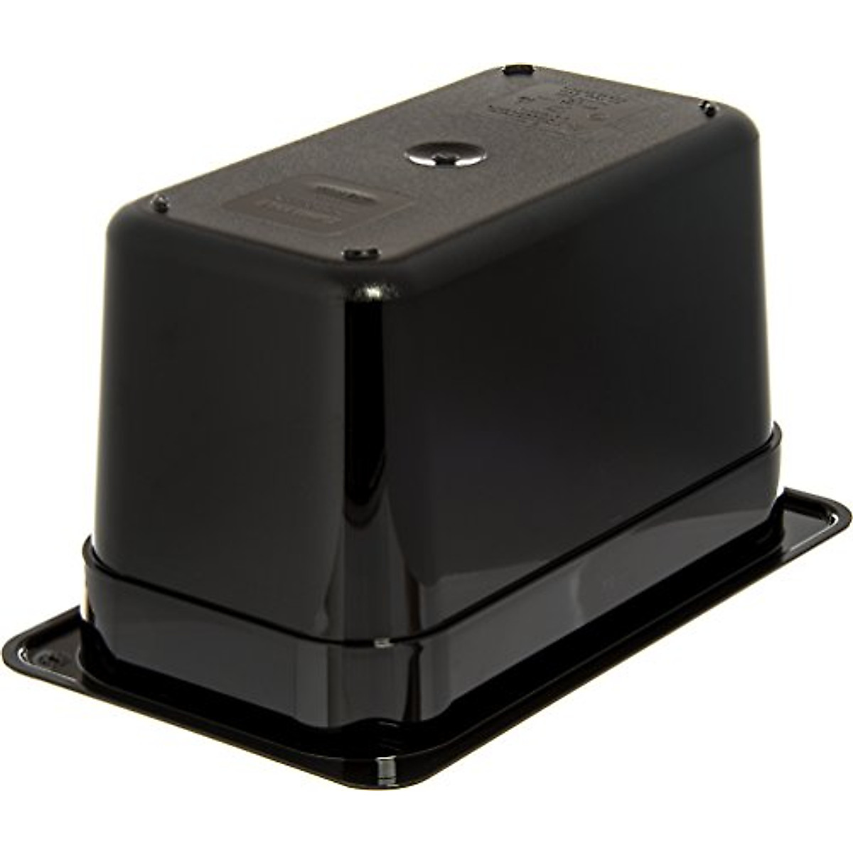 Carlisle FoodService Products 3068203 StorPlus Fourth Size Food Pan, Polycarbonate, 6" Deep, Black