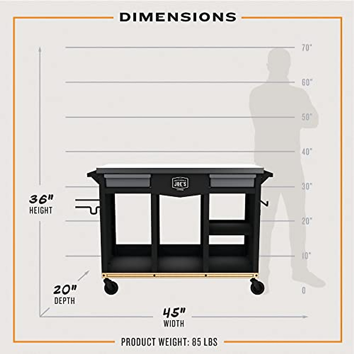 Oklahoma Joe's Workstation DLX Prep & Storage Cart | 23252169