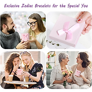 OFKAIS Zodiac Taurus Bracelet Gifts, Taurus Gifts for Women's Birthday, Valentine, Thanksgiving, Christmas & End of Year, Natural Stone Horoscope Beaded Zodiac Bracelet