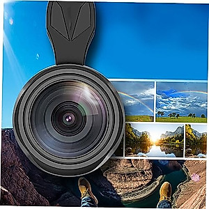 Amosfun smartphon Pro Camera Lens Tool Macro Camera Lens External Phone Lens Camera Lenses Smart Phone Wide Angle Lens Camera Lens Cell Phone Camera Lens Telephone Accessories Major