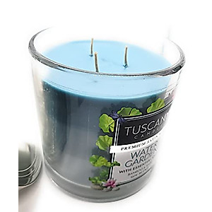 Water Garden Premium Satin Wax 3-Wick Scented Candle