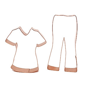 Hospital Scrubs Copper Cookie Cutter Set by The Fussy Pup