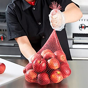 Vegetables Storage Mesh Bag for Fridge - 200Pcs 13.7 IN Drawstring Mesh Bag Produce Bags Reusable Washable Onion Storage Tote Bag Farmers Market Bag - Fruit Bags Grocery Bag Shopping Bag Onion Netting