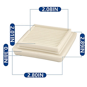 A226002030 Air Filter Element with Pre Filter for Echo AH262 AHS262 HCA-2620 SHC-2620 Hedge Trimmers BRD-2620 Bed Redefiner C262 C302 T302 Brushcutter SRM-2620 SRM-2620T SRM-2620U Trimmers