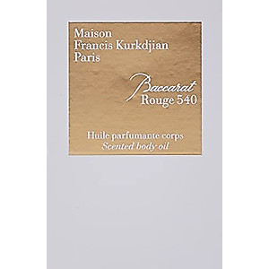 Maison Francis Kurkdjian Baccarat Rouge 540 Body Oil 70 ml, 2.37 Fl Oz (Pack of 1), (KURBLU001)