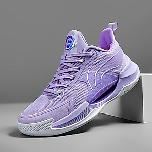 DHOVOR Womens Basketball Shoes Teenager Lightweight Fashion Basketball Sneakers Girls Tennis Shoes Trainers Sports Shoes for Womens