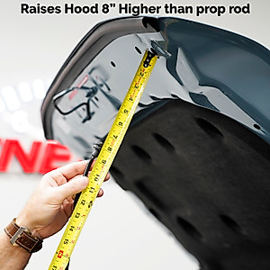 Redline Tuning 21-11039-03 Hood MaxLIFT ELITE System Compatible with Ford Bronco 2021+ (Stainless Steel Struts - Bolt in System)