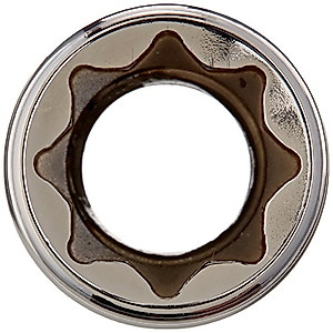 Williams JHWBD-812 SuperTorque 3/8-Inch Drive Shallow 8-Point 3/8-Inch Socket with Lobular Openings and Chrome Finish