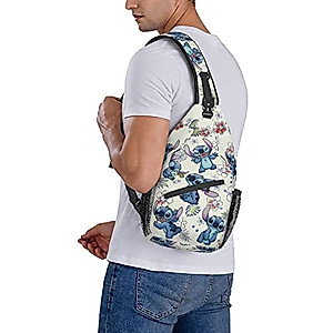 Cartoon Sling Bag Crossbody Shoulder Backpack Crossbody Bag for Travel Hiking Sport Cycling Gift