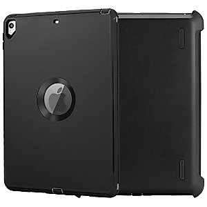 AICase IPad Pro 10.5″ Case,iPad Air (3rd Generation), Heavy Duty Waterproof Shockproof Triple Layer Defense with Stylus for iPad Air 3 10.5" 2019/iPad Pro 10.5" 2017 (Black)