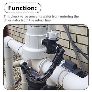 GRONGU R172248 Check Valve Replacement Fits for Pentair Rainbow Automatic Chlorine/Bromine in-Line Pool and Spa Feeder Model 320