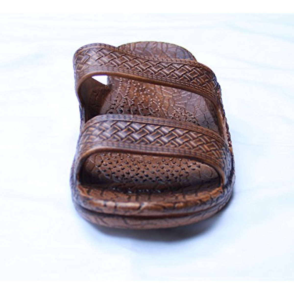 Kali Footwear Women's Jesus Hawaii Open Toe Double Strap Hawaiian Sandals Simple Chestnut 11