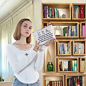 G2TUP CNA Certified Nurse Assistant Stethoscope Makeup Pouch CNA Medical Supplies National Nursing Assistant Week Appreciation (Remember CNA New)