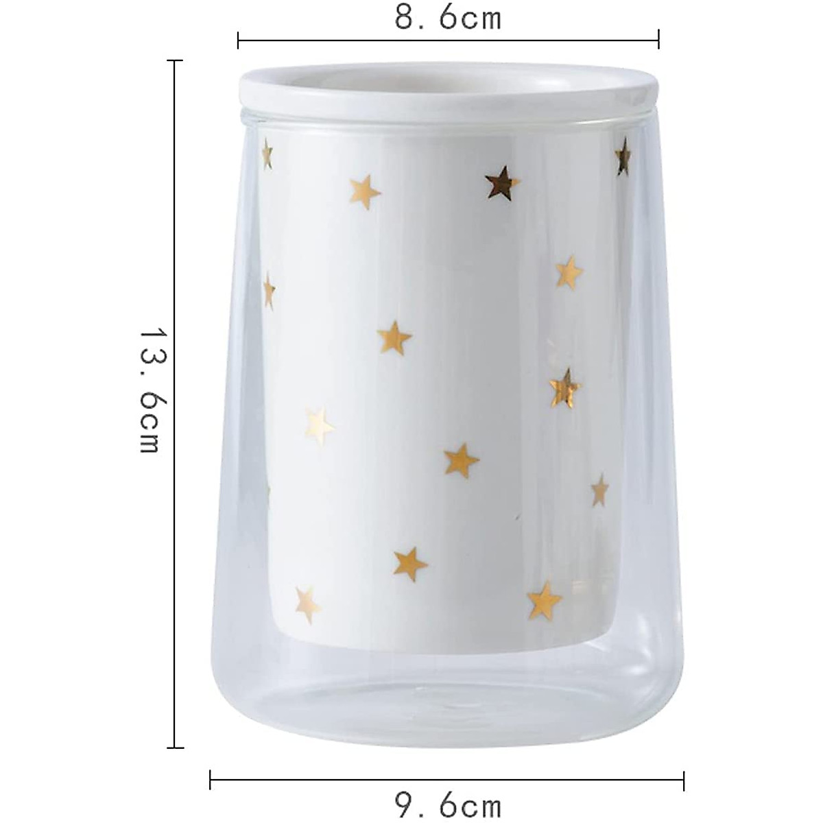 ceramic Utensil Caddy Chopsticks CageHousehold Ceramic Cutlery Storage Box， Kitchen Shelf Glass Drain Rack， Kitchen Accessories Drainage Pen Holder chopstick holder