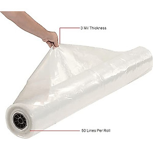 Global Industrial Gaylord & Tote Bin Liner, 3 Mil, 51"Lx49"Wx73"H, Lot of 50