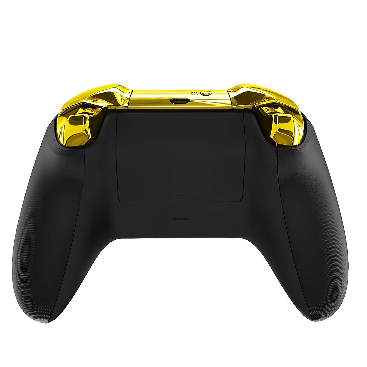 eXtremeRate LB RB LT RT Bumpers Triggers D-Pad ABXY Start Back Sync Buttons, Chrome Gold Full Set Buttons Repair Kits with Tools for Xbox One S & Xbox One X Controller (Model 1708)