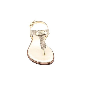 Michael Kors MK Plate Thong Pale Gold 6.5 M