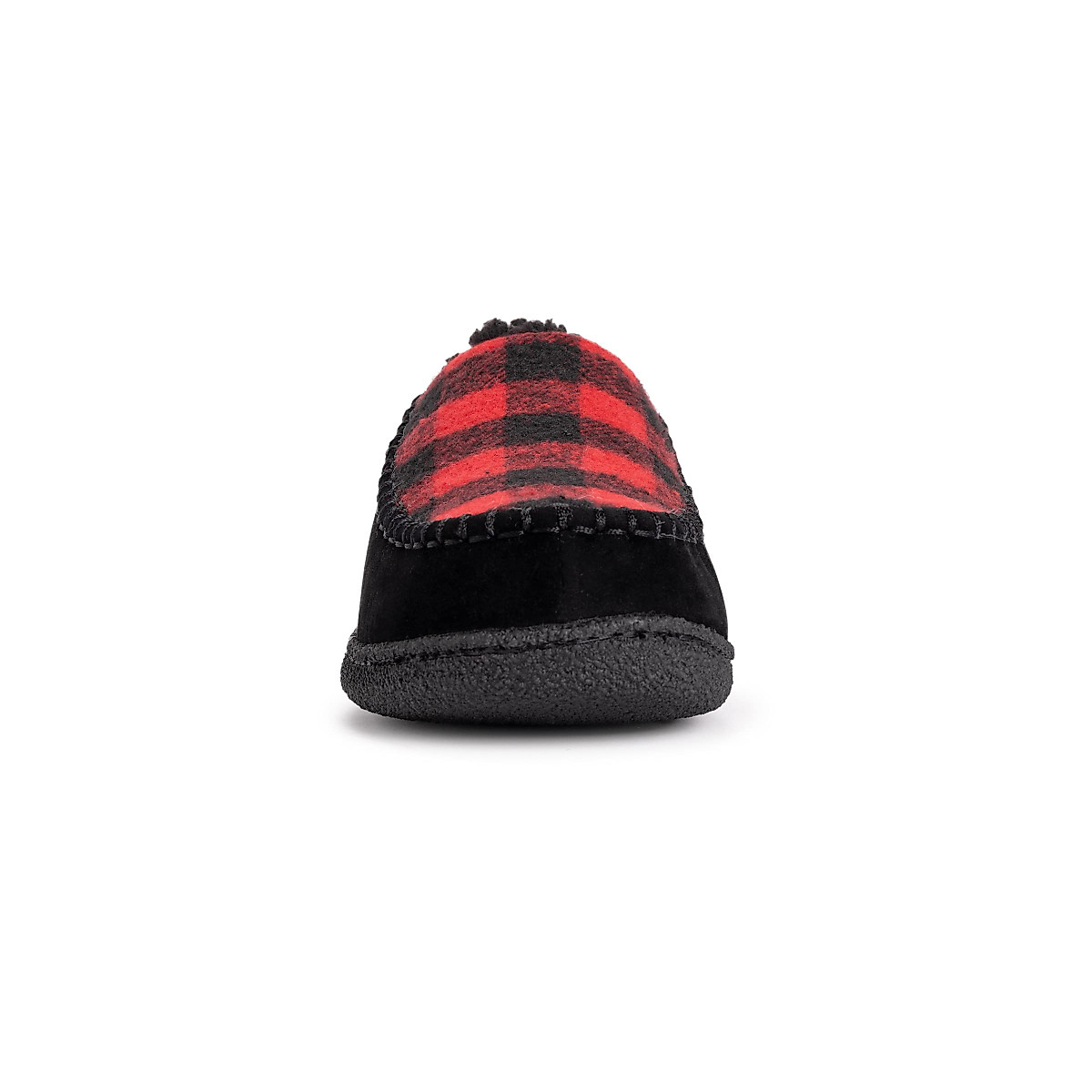 MUK LUKS Men's Staughton Slipper, Black, 13