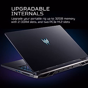 Acer Predator Helios 300 Gaming Laptop | 12th Gen Intel i7-12700H | GeForce RTX 3060 GPU | 17.3" Full HD 144Hz 3ms IPS Display | 16GB DDR5 | 512GB Gen 4 SSD | Killer Wi-Fi 6E | PH317-56-70XJ