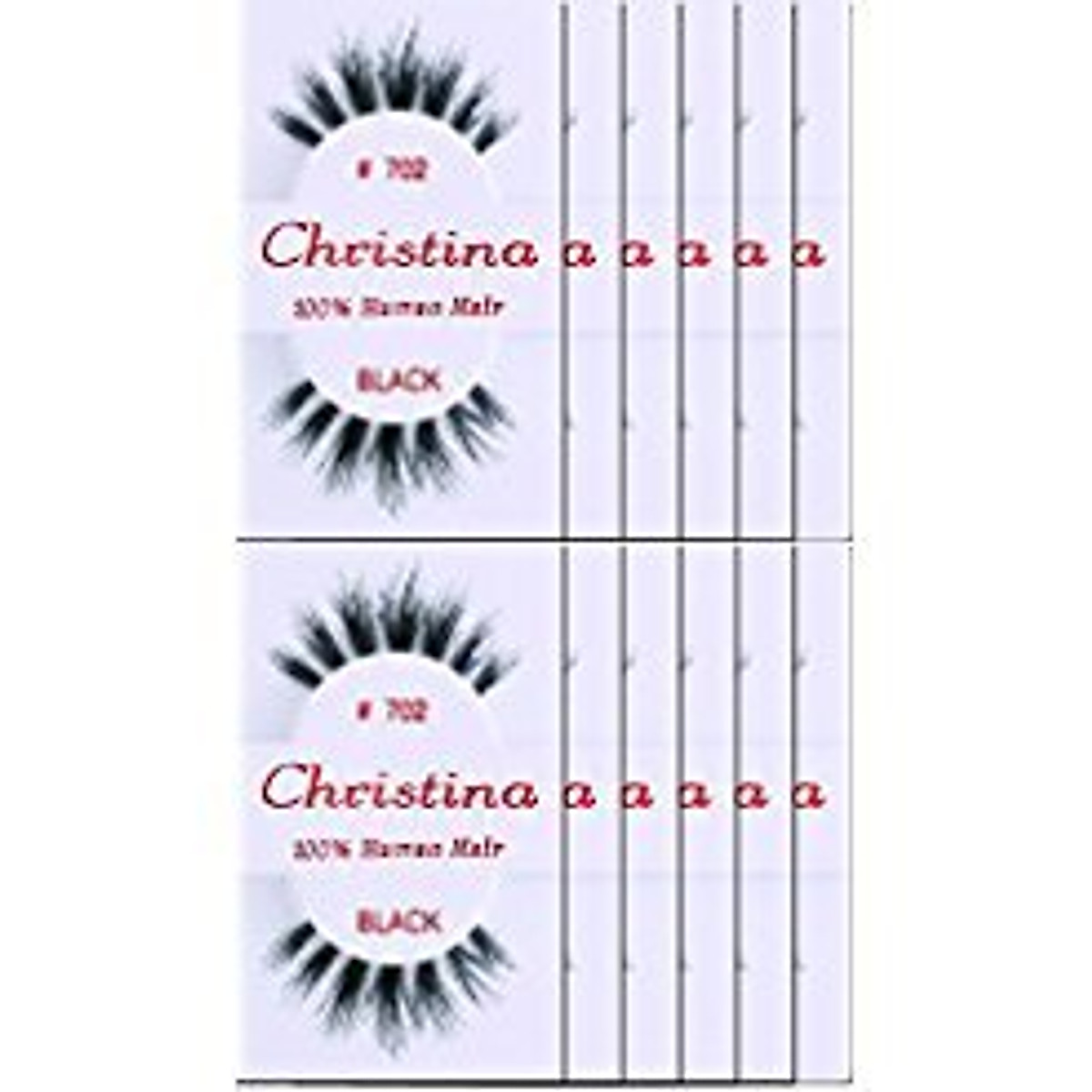 Christina Eyelashes 702 - (12 Pack)