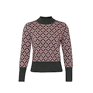 Kate Spade New York Rent the Runway Pre-Loved Floral Spade Turtleneck, Multicolored, Medium