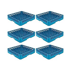 Carlisle FoodService Products RP14 OptiClean Plate Rack, Blue (Pack of 6)