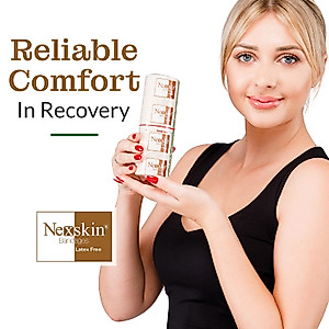 Premium Elastic Bandage Wrap (6” Wide, 2 Pack) - Nexskin Latex Free Athletic/Medical Compression Bandages Hook & Loop Fasteners at Both Ends - Lifetime Washable & Reusable USA Grown Cotton Bandage