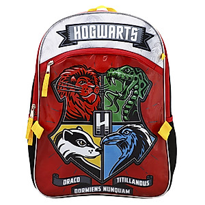 Harry Potter Backpack Hogwarts Houses 5-Piece Backpack Bag Set