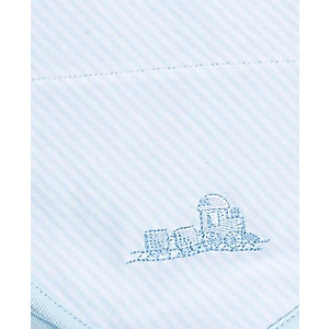 Little Me Blankets for Baby Boys' Thank Heaven for Little Boys' Swaddling Receiving Blanket